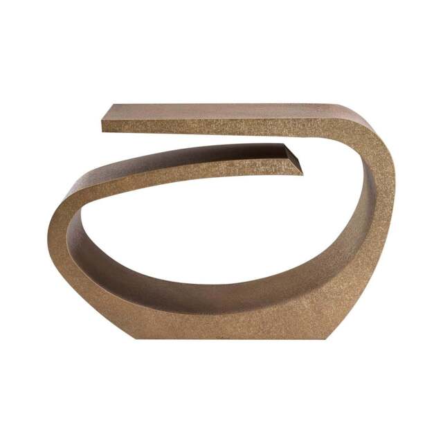 Alhambra Console Table - Brushed Gold by Olivia's | ufurnish.com