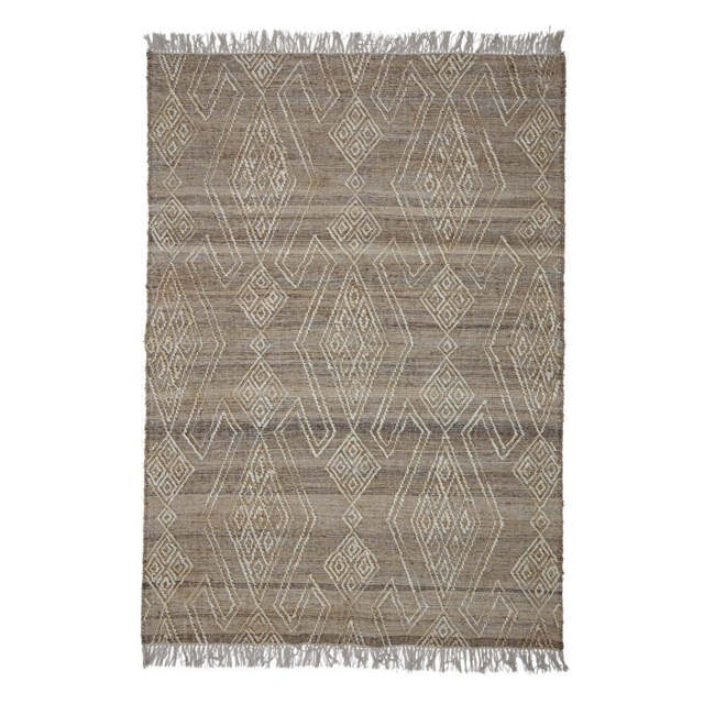 Rupen Jute Rug - Natural by Olivia's | ufurnish.com