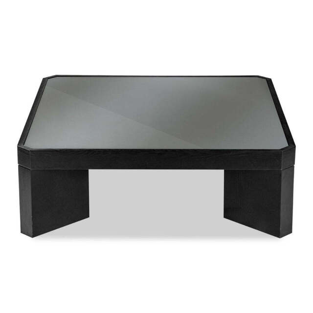 Baltimore Coffee Table - Black Ash & Glass by Olivia's | ufurnish.com