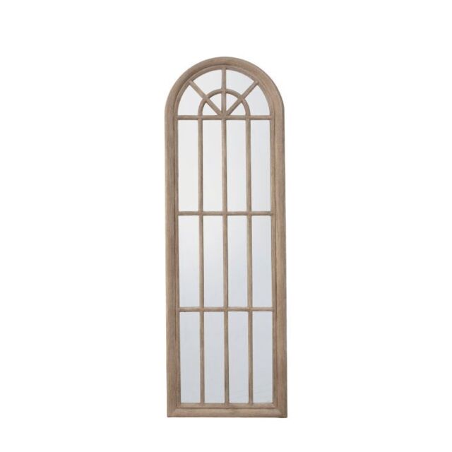Curtis Arched Window Pane Mirror - Gold by Olivia's | ufurnish.com