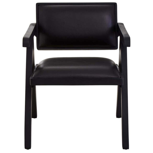 Buffalo Leather Armchair - Black by Olivia's | uFurnish.com