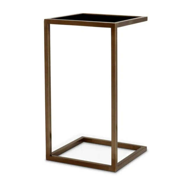 Galleria Side Table - Antique Brass Finish by Olivia's | ufurnish.com