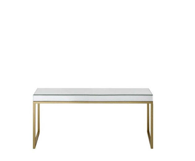 Pippard Mirrored Top Coffee Table - Champagne by Olivia's | ufurnish.com