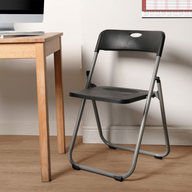 OHS Folding Chair - Black by Online Home Shop | ufurnish.com
