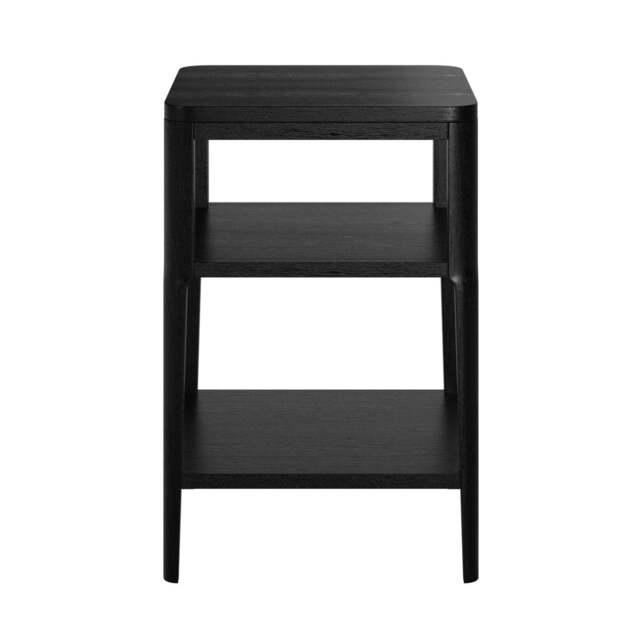 DI Designs Abberley Black Oak Wood Side Table by Otello's Home ...