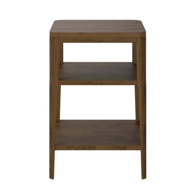 DI Designs Abberley Brown Oak Wood Side Table by Otello's Home ...