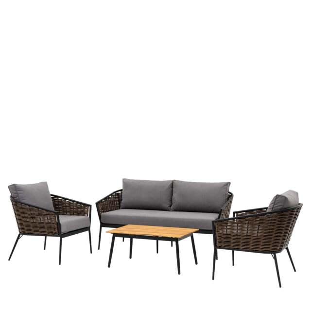 Lagos Outdoor Lounge Set - 4 Seater by Otello's Home | ufurnish.com