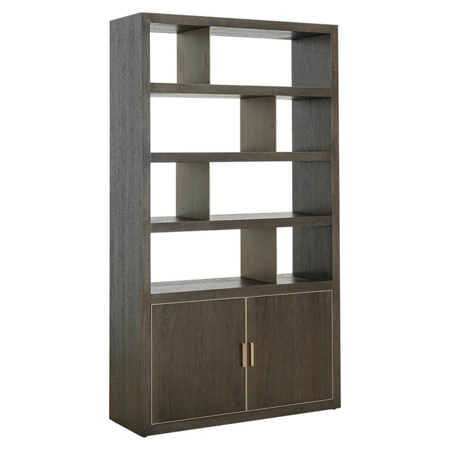 Richmond Interiors Rivertree Brown Oak wood Display Unit by Otello's ...