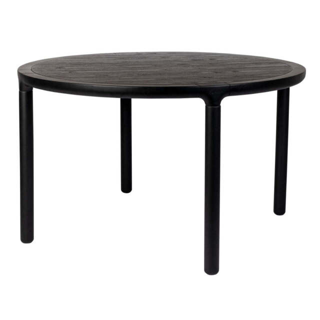 Zuiver Storm Black Oak Wood Round Dining Table by Otello's Home ...