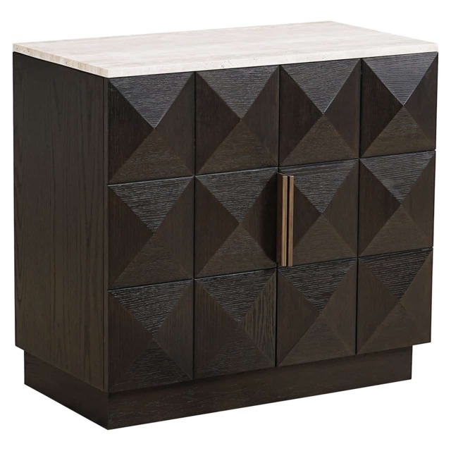 Richmond Interiors Claremont Brown Oak Wood & Store Sideboard by Otello ...