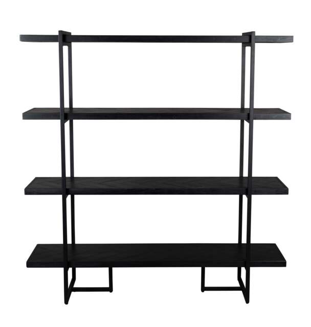 Dutchbone Class Herringbone Black Oak Wood Display Unit by Otello's ...