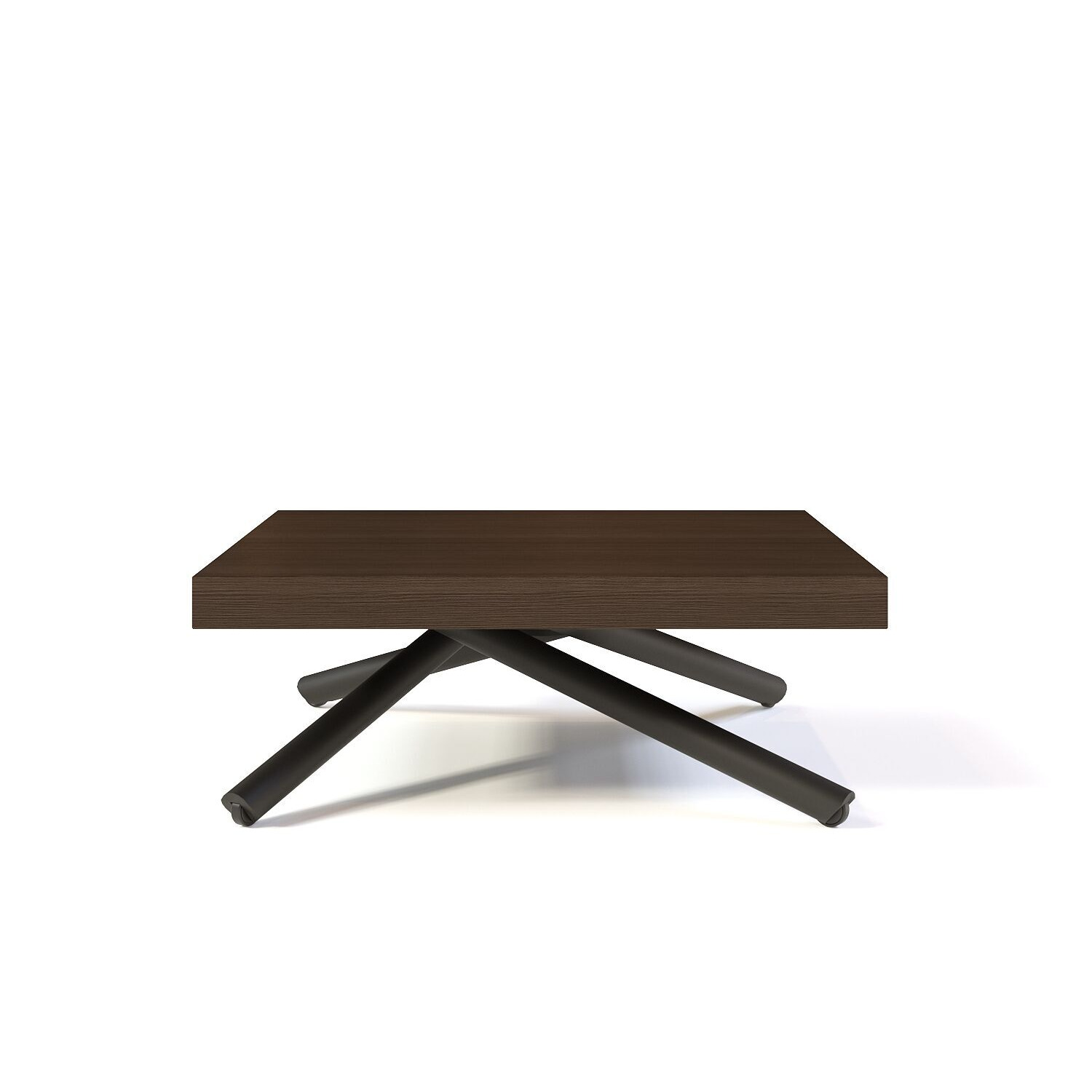 Levante Transforming Coffee to Dining Table, Oak Veneer, Dark Brown by Pepper Sq | ufurnish.com