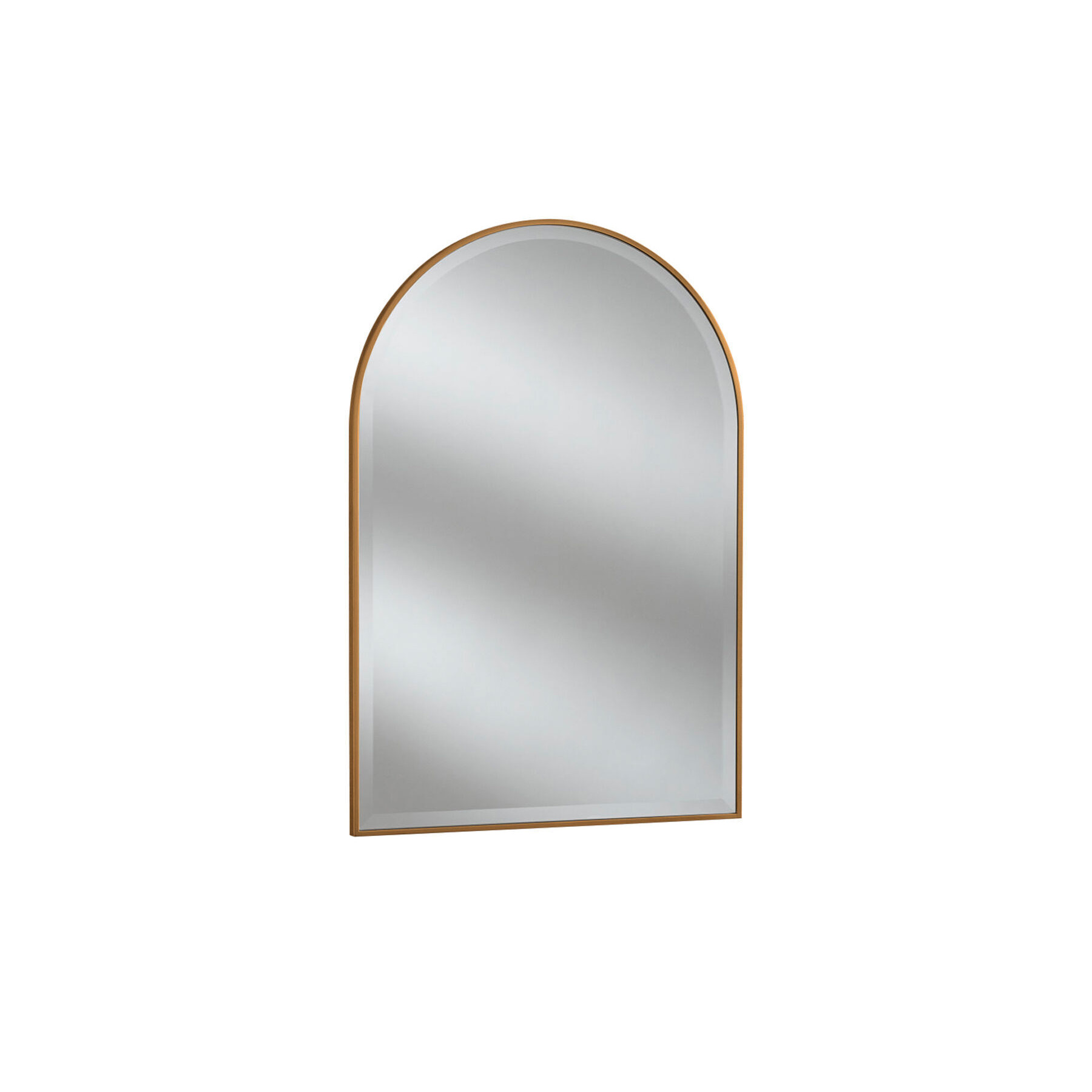 Flare Arch Top Mirror 63cm, Gold by Pepper Sq | ufurnish.com
