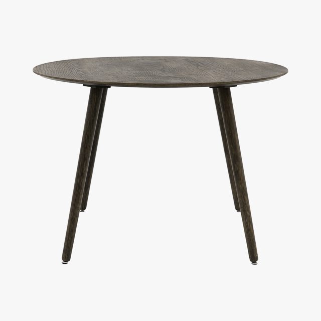 Modaro Round Dining Table in Smoked by Perch & Parrow | ufurnish.com