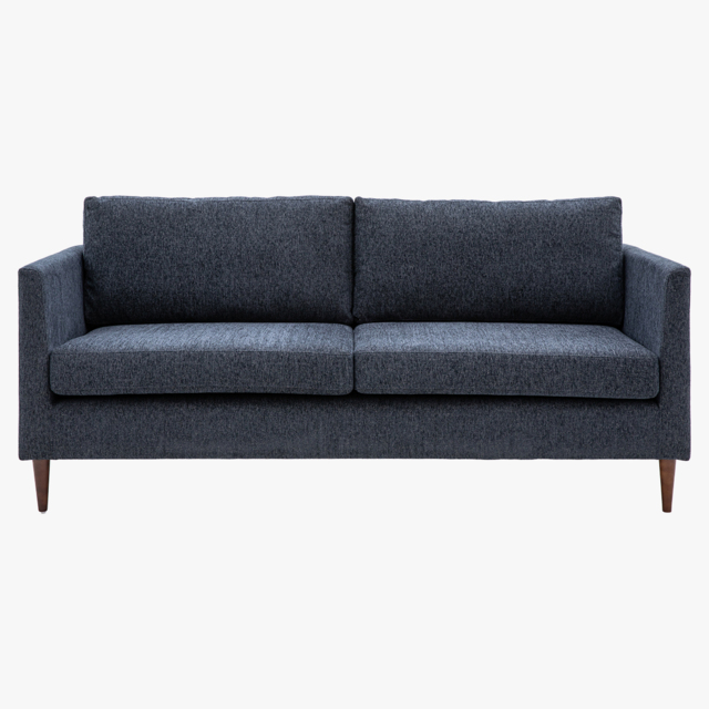Sloucher 3 Seater Sofa in Charcoal by Perch & Parrow | ufurnish.com