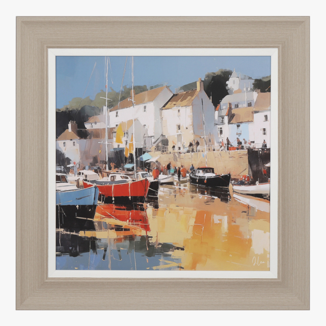 Glistening Dockside Framed Wall Art by Perch & Parrow | ufurnish.com