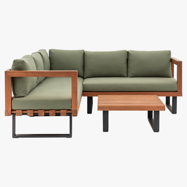 Siesta Corner Sofa Set by Perch & Parrow | ufurnish.com