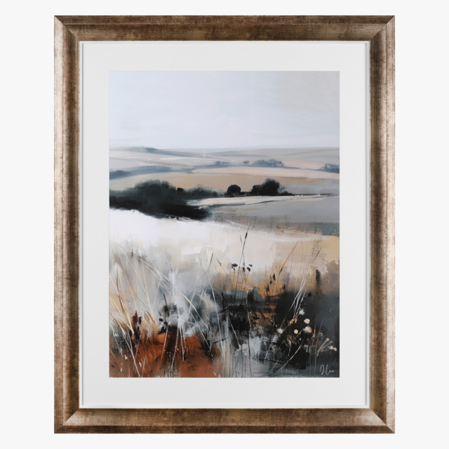 Rolling Fields Framed Wall Art by Perch & Parrow | ufurnish.com