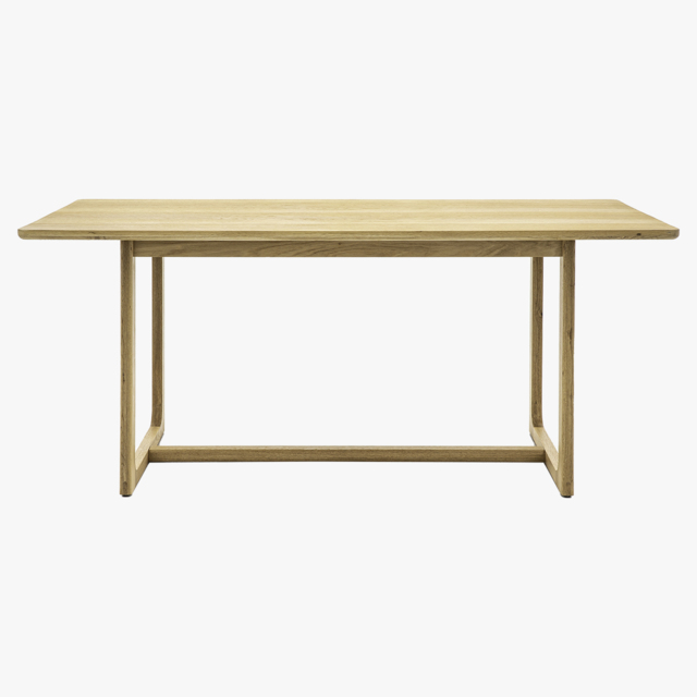 Whittle Dining Table in Natural by Perch & Parrow | ufurnish.com
