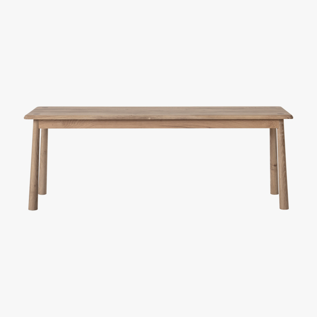 Rebecca Dining Bench in Natural by Perch & Parrow | ufurnish.com