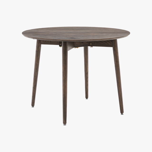 Modaro Folding Dining Table in Smoked by Perch & Parrow | ufurnish.com