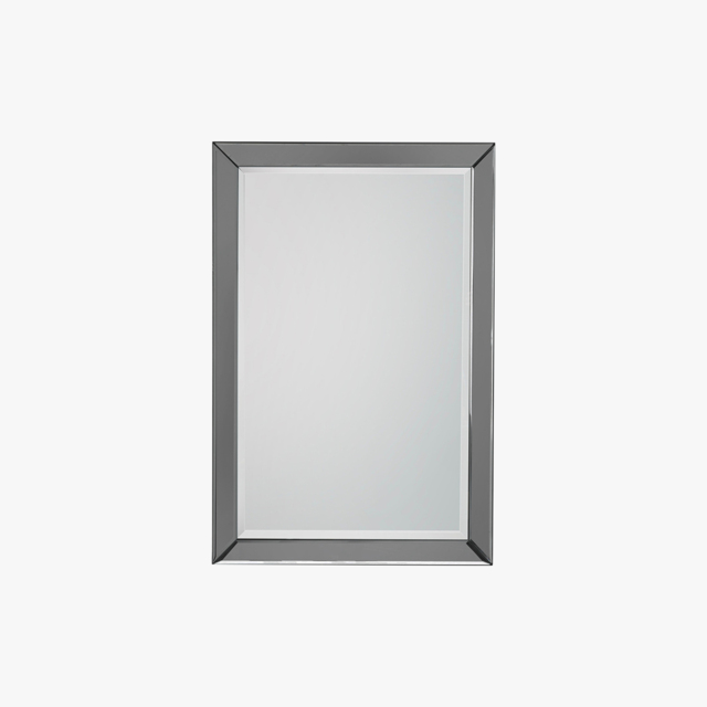 Skylar Wall Mirror in Grey by Perch & Parrow | ufurnish.com