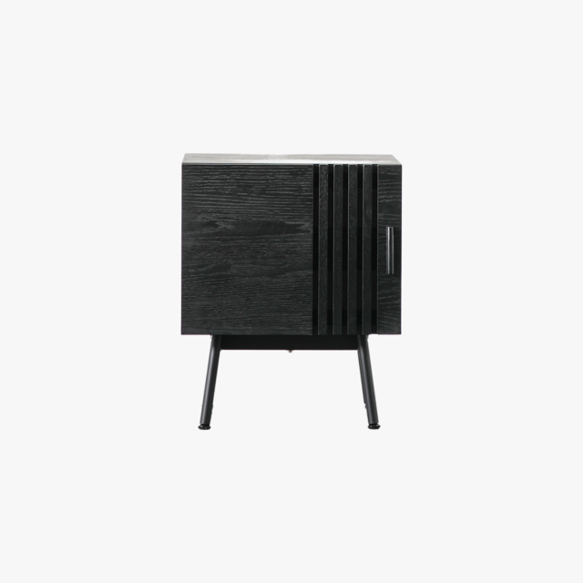 Hunky-Dory Side Table in Black by Perch & Parrow | ufurnish.com