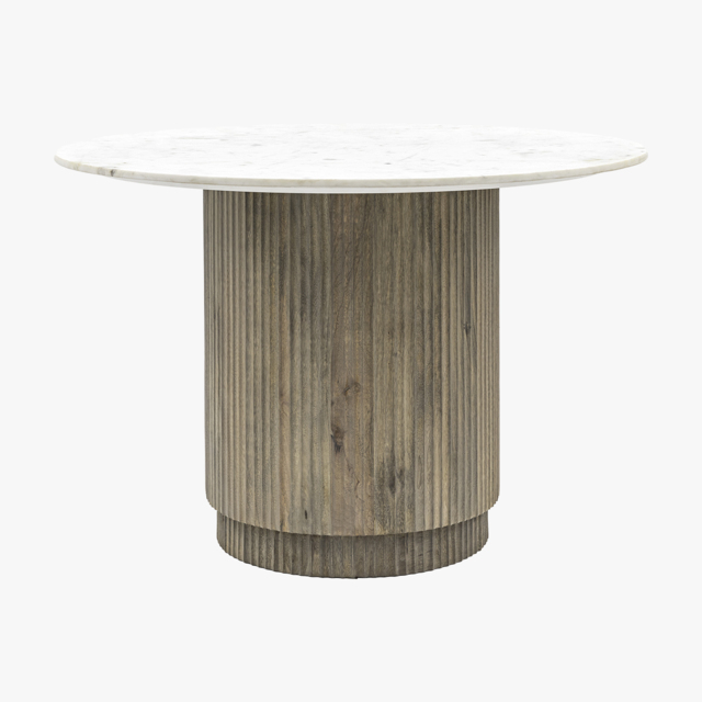 Flute Round Dining Table by Perch & Parrow | ufurnish.com