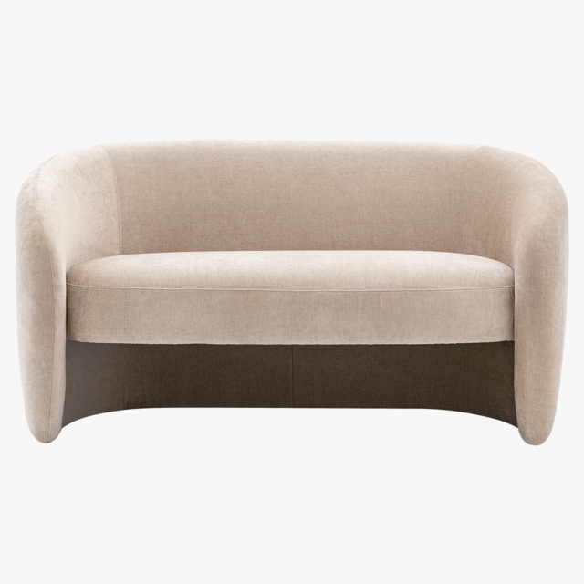 Mellow-out 2 Seater Sofa in Cream by Perch & Parrow | ufurnish.com