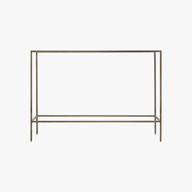 Marshall Console Table in Champagne by Perch & Parrow | ufurnish.com