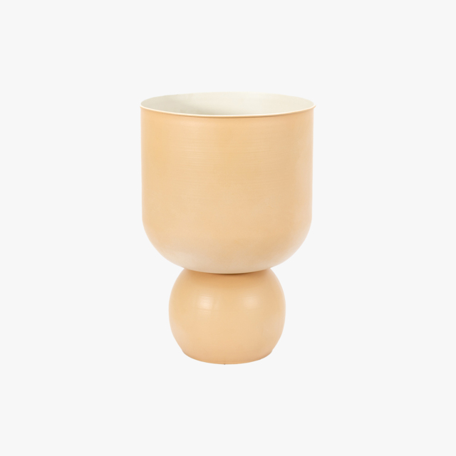 Calisto Orb Planter in Beige by Perch & Parrow | ufurnish.com