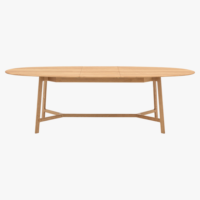 Menorca Oak Extendable Dining Table by Perch & Parrow | ufurnish.com