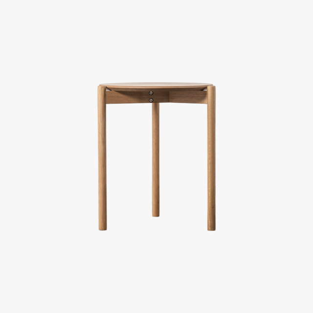Coaster Side Table in Oak by Perch & Parrow | ufurnish.com