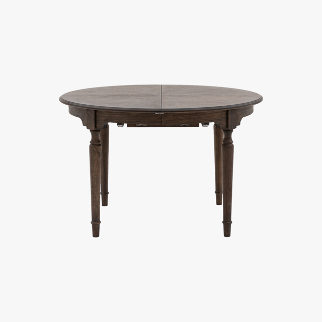 Chateau Extendable Round Dining Table in Coffee by Perch & Parrow ...