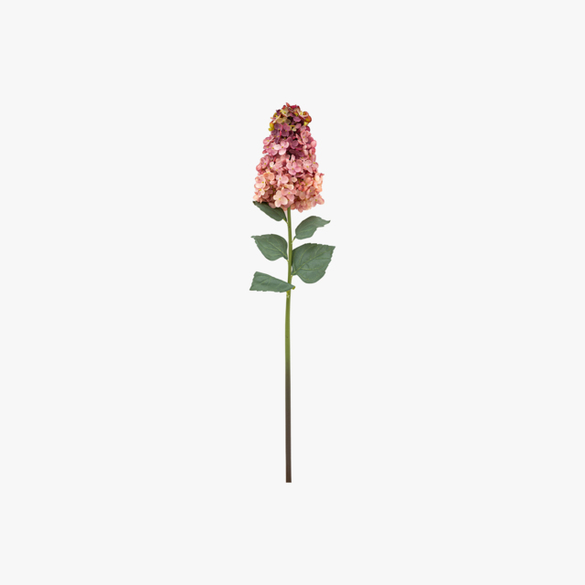 Faux Pink Cone Hydrangea Stem, Set of 12 by Perch & Parrow | ufurnish.com