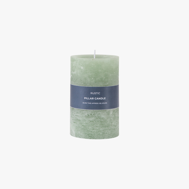 Country pillar Candle in Sage Small by Perch & Parrow | ufurnish.com