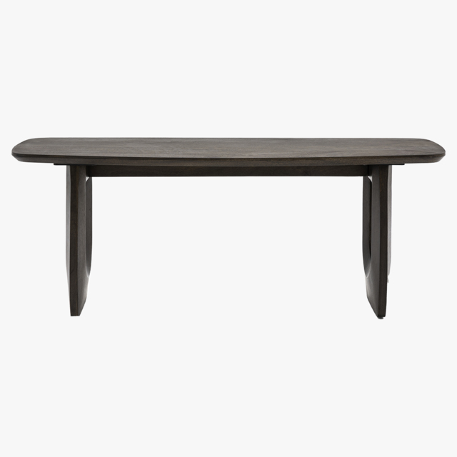 Crescent Dining Bench by Perch & Parrow | ufurnish.com