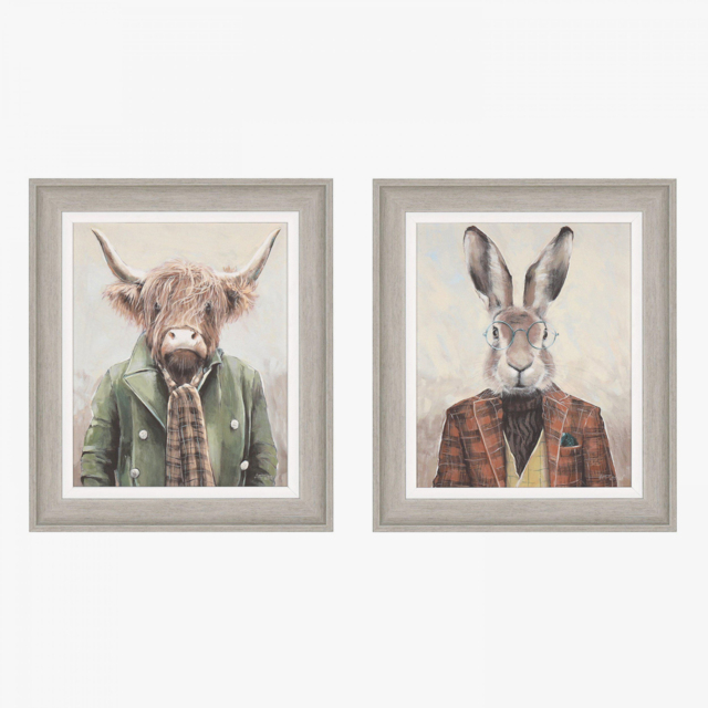 Brodie and Finlay Framed Wall Art, Set of 2 by Perch & Parrow ...