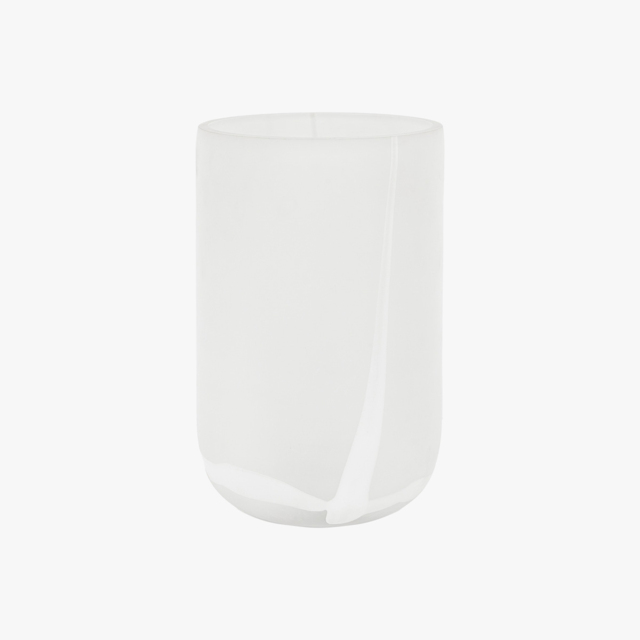 Amara Handblown Glass Swirl Vase, Large by Perch & Parrow | ufurnish.com