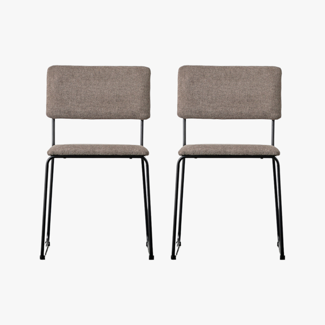 Quippy Dining Chair in Chocolate - Set of 2 by Perch & Parrow ...
