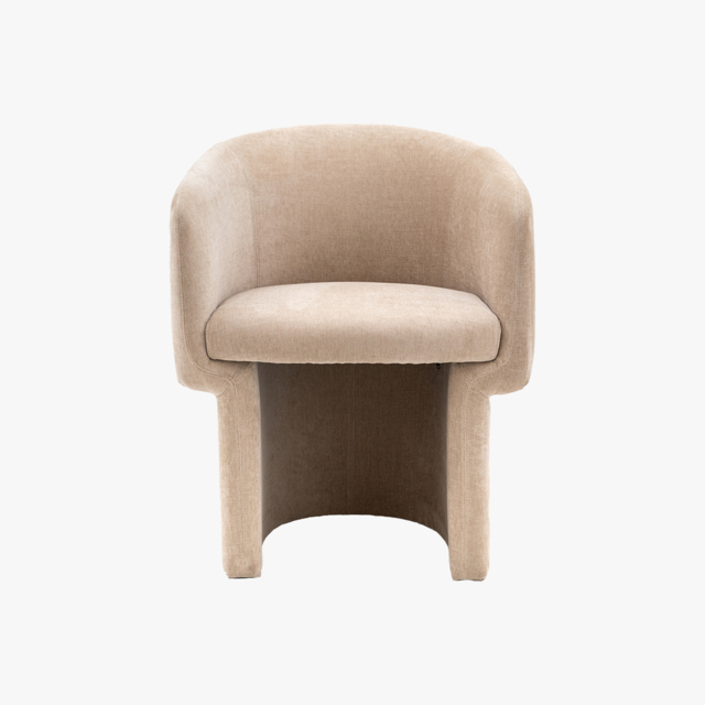 Contempo Dining Chair in Cream by Perch & Parrow | ufurnish.com