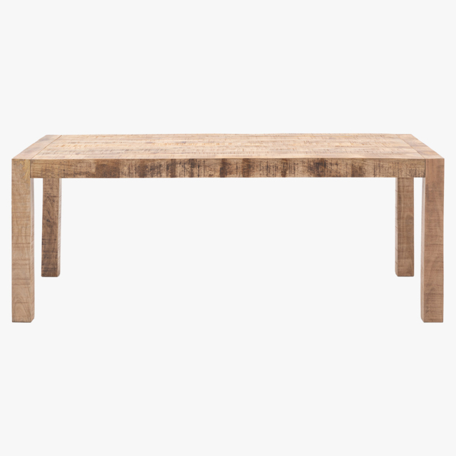 Seville Mango Dining Table in Natural by Perch & Parrow | ufurnish.com