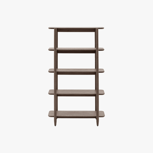 Modaro Open Display Unit in Smoked, Large by Perch & Parrow | ufurnish.com