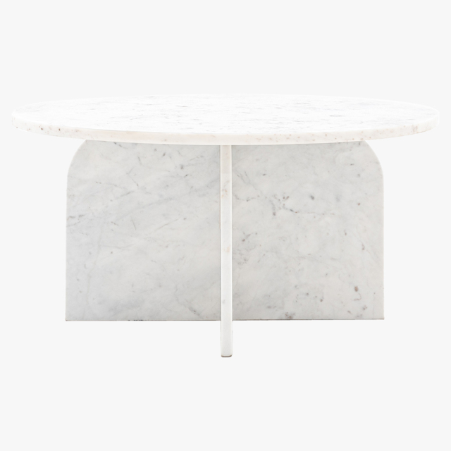 Athena Coffee Table in White by Perch & Parrow | ufurnish.com
