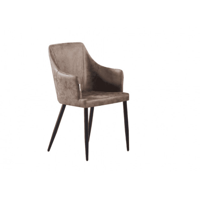 Zarah LUX faux leather chair - Light Brown / Single by PN Home ...