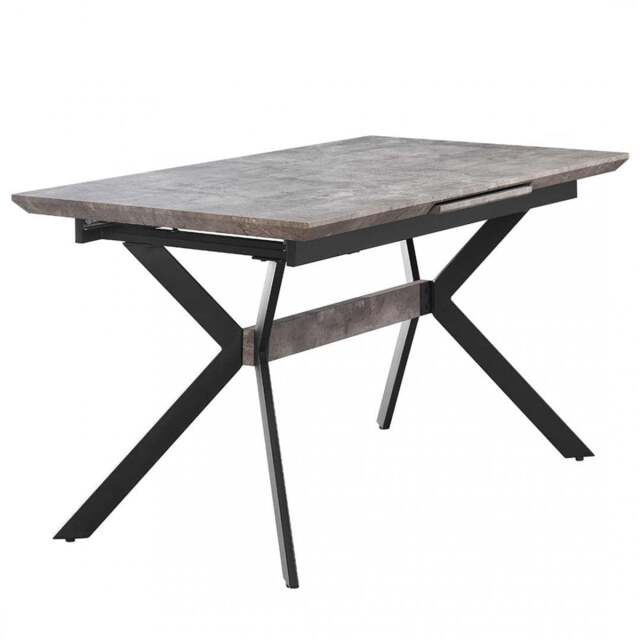 Blaze LUX Extendable Dining Table Colour: Ash/ Black by PN Home ...