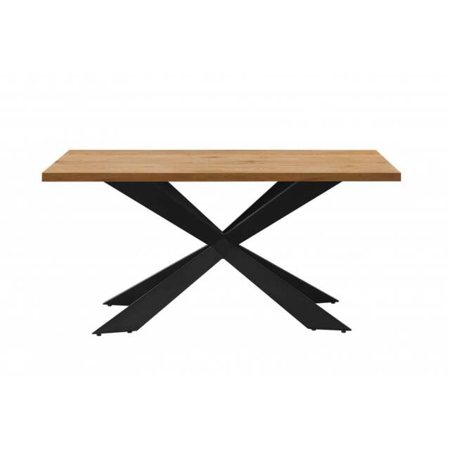 Duke LUX Dining Table Colour: Oak by PN Home | ufurnish.com