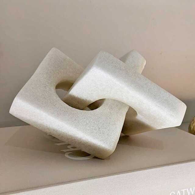 Honey Natural Stone Link Decorative Ornament by PN Home | ufurnish.com