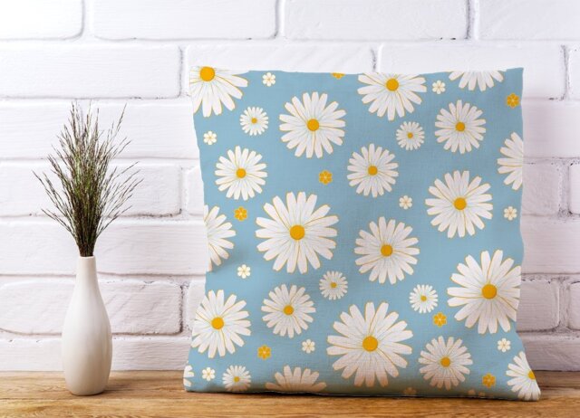 Rackhams Summer Daisy Pattern Cushions - - 60cm x 60cm by Rackhams ...