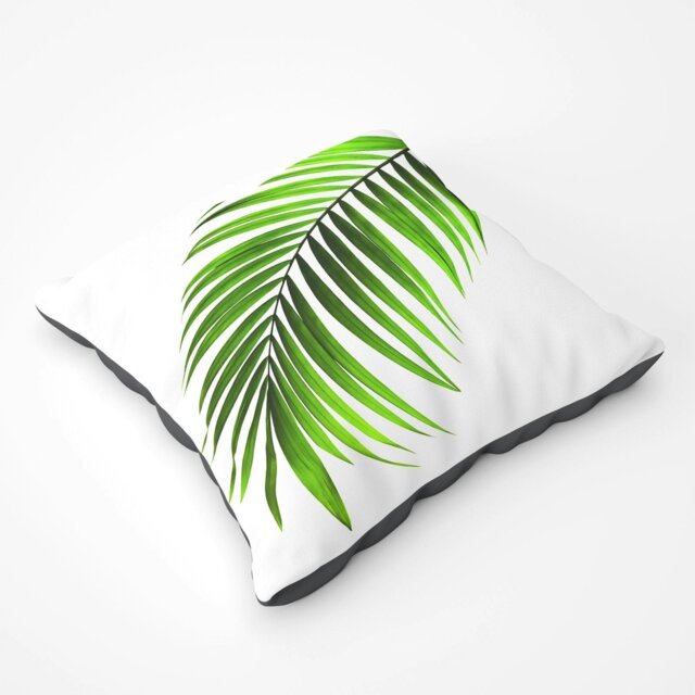 Rackhams Single Palm Leaf Floor Cushion - by Rackhams | uFurnish.com
